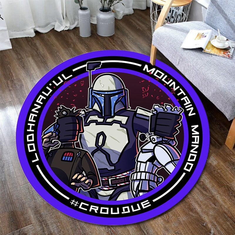 Star Wars Round Floor Mat Non-slip Doormat Chair Cushion Area Carpet ...