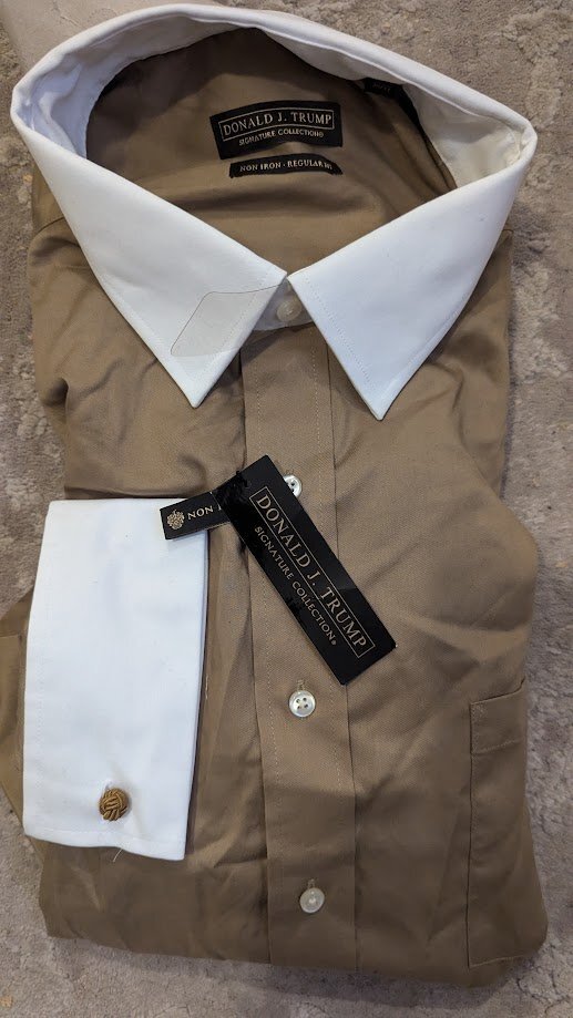 Donald Trump Signature Collection French Cuff Dress Shirt | eBay