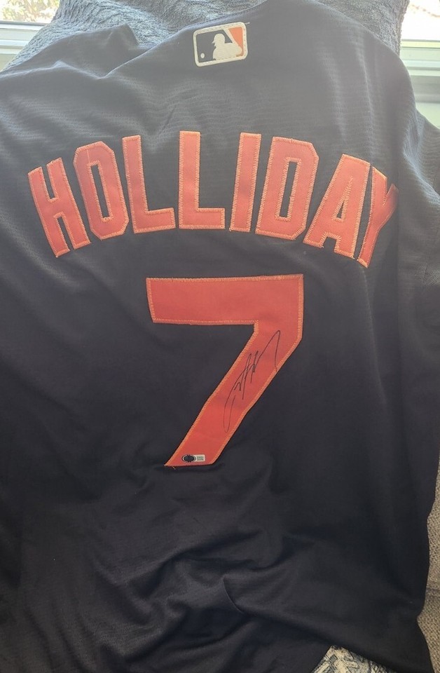 JACKSON HOLLIDAY SIGNED BALTIMORE ORIOLES JERSEY BECKETT #BM76474 EXACT ...