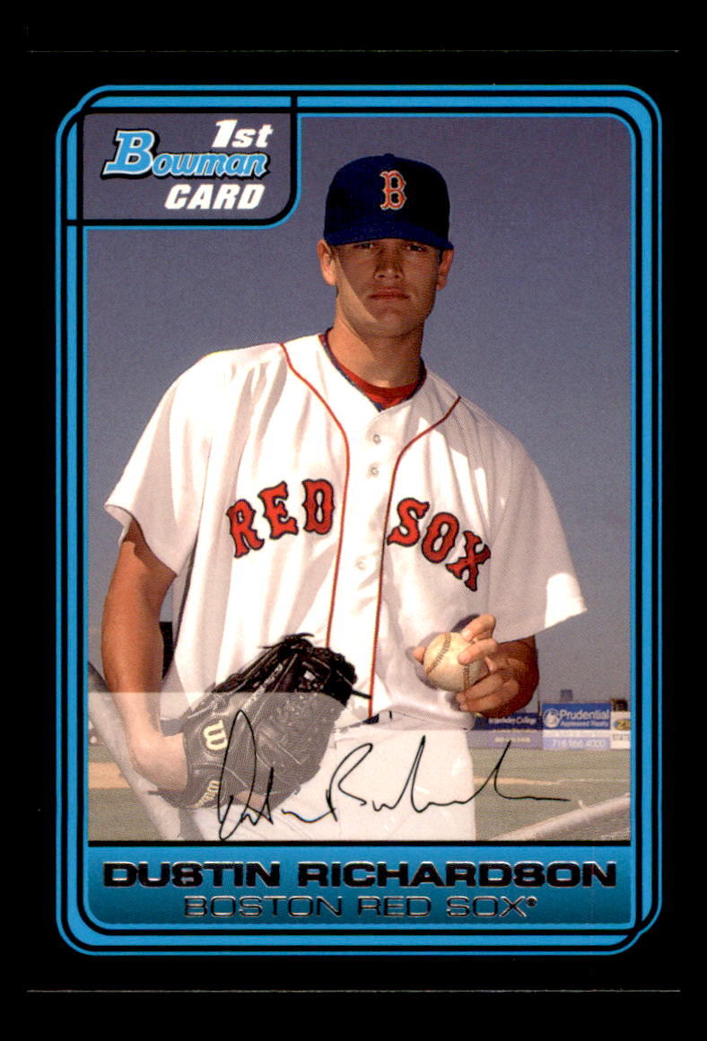2006 Baseball Bowman 1st Card Dustin Richardson Boston Red Sox #DP35 ...
