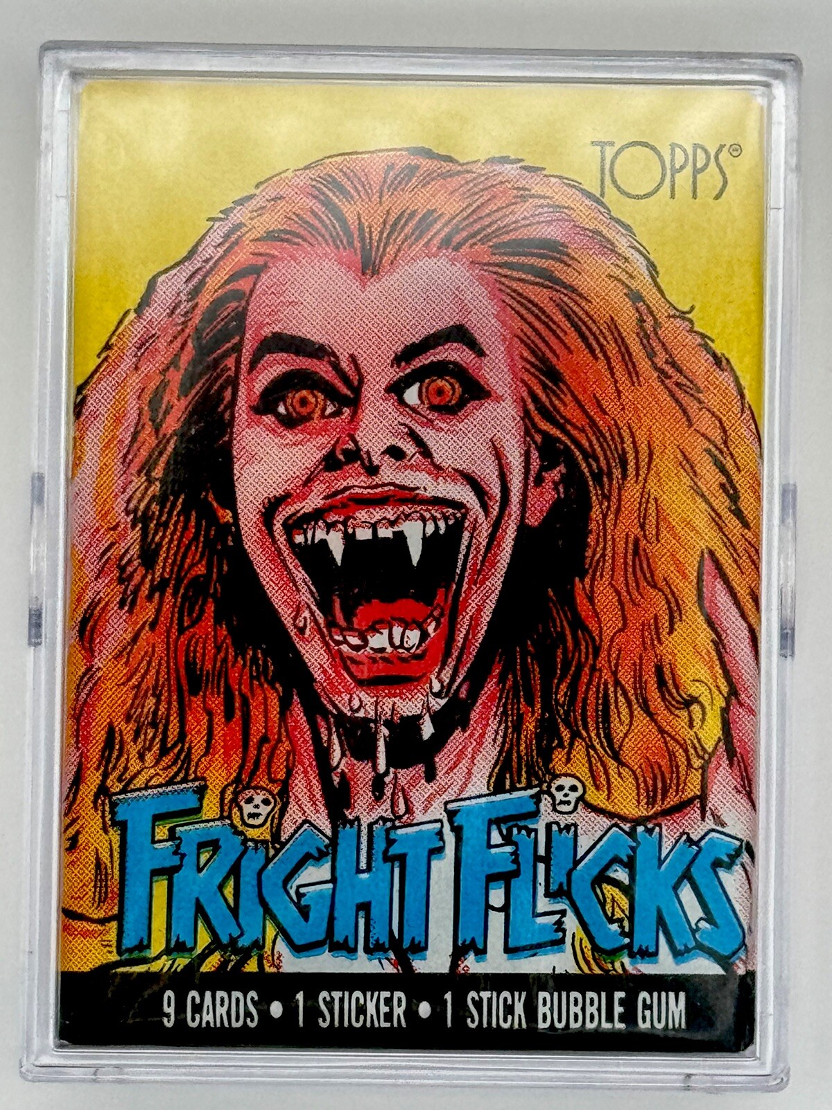 1988 Topps FRIGHT FLICKS Factory Sealed (1) Wax Pack With Case - Fright ...