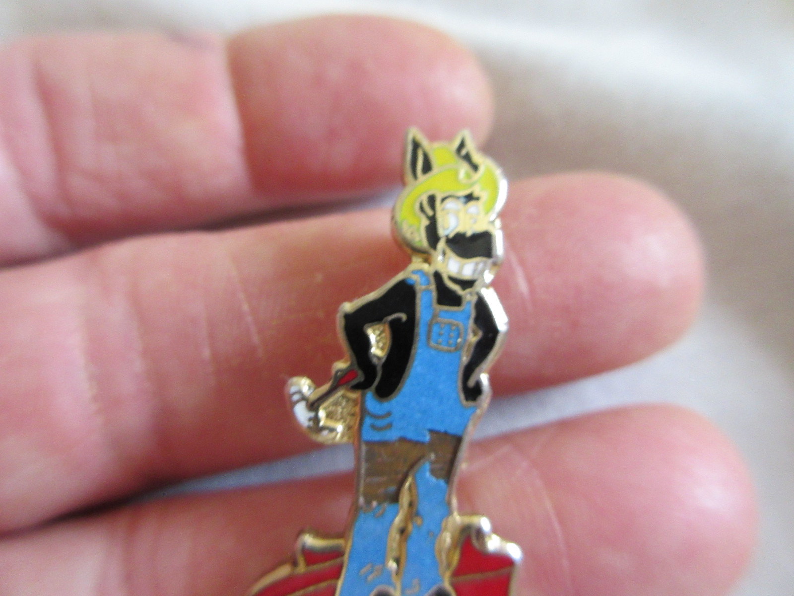 Vintage Dressed Donkey, Camp Wonderland, Missouri, pinback, pin, lapel ...