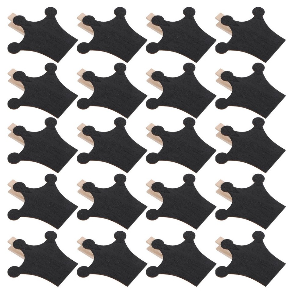 50 Pcs Small Chalkboard Clips Mini Signs Blackboard Hanging Tags | eBay UK