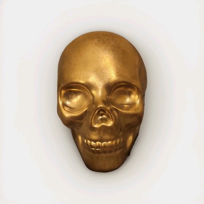 Gold Skull Candy Bowl Target Threshold Halloween Spooky NEW | eBay