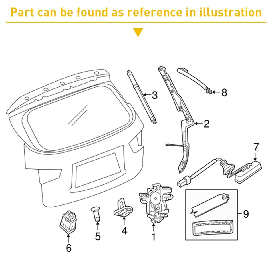 Rear Tailgate Switch Trunk Open Switch Fit For Subaru Forester Legacy ...