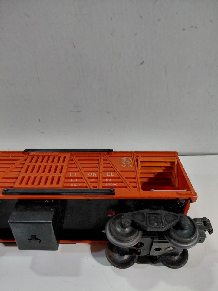Lionel 3656 Train O Gauge Model Railroad Stock Yard & Cattle Car ...