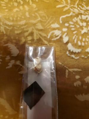 Keep Collective Gold Double Heart Bar Charm | eBay