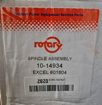 Rotary Spindle Assembly 10-14934 for Hustler Excel 601804 New W/Damaged ...