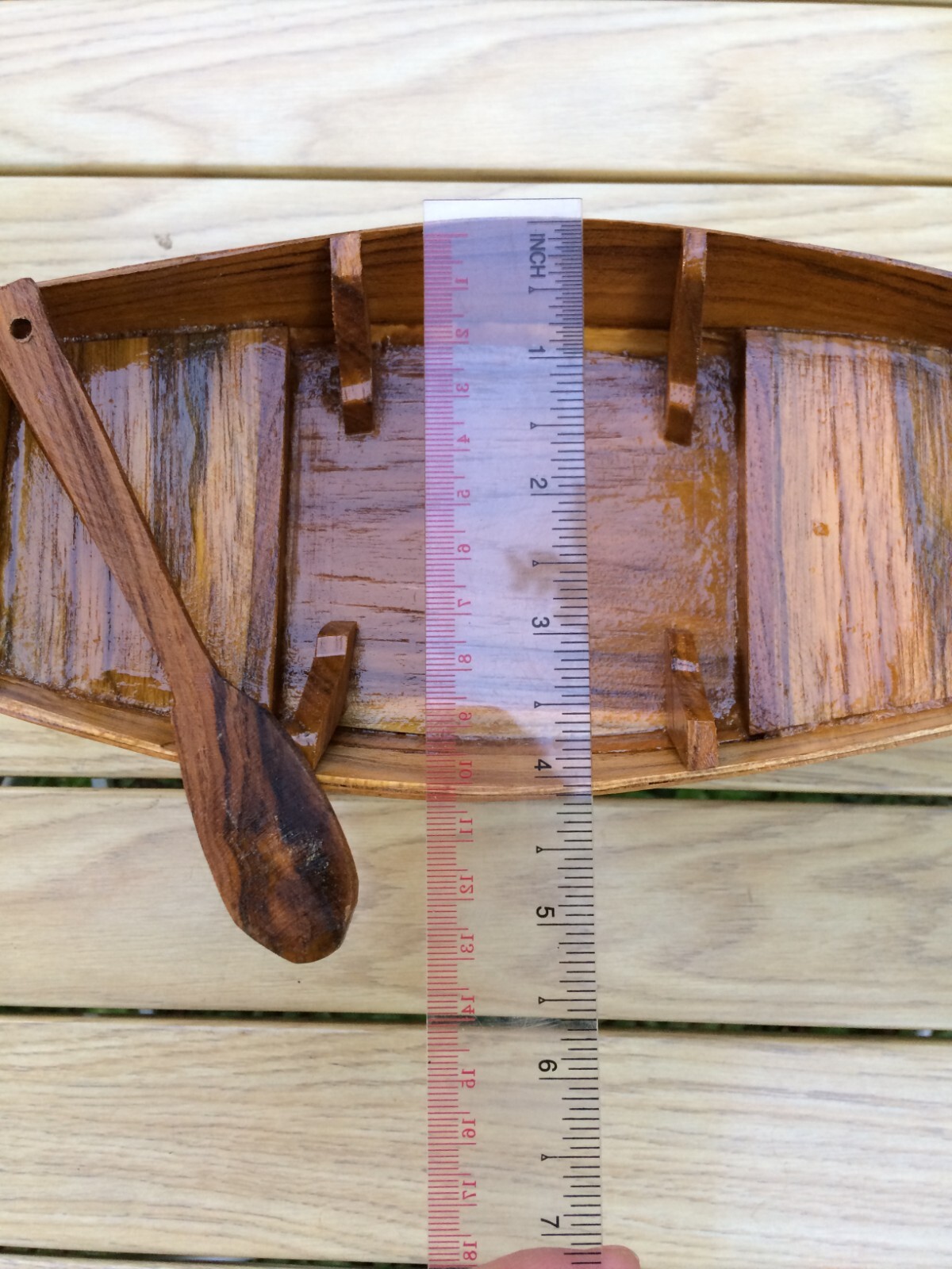 Wood Rowboat Model Ship Model with Stand Collectible Toy Home Decor | eBay