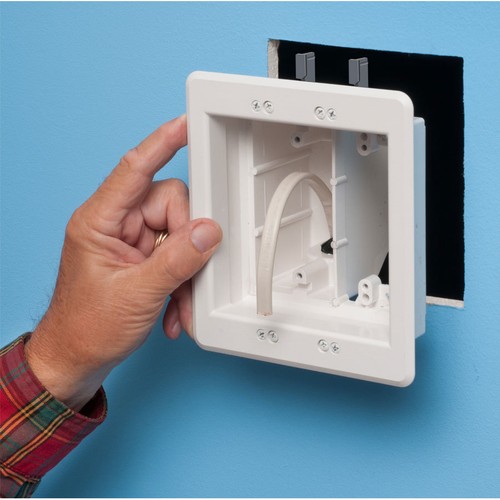 Arlington TVBU505 2-Gang Recessed Power and Low Voltage TV Box | eBay