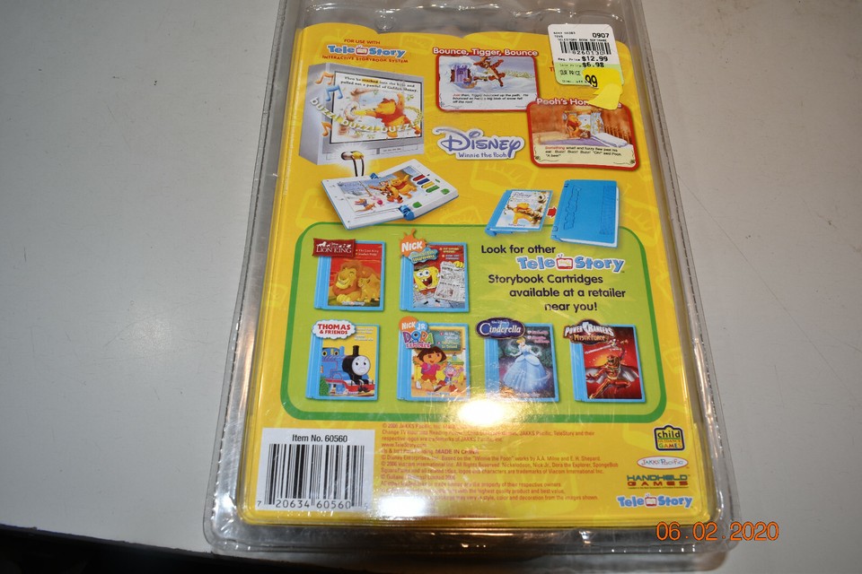 Tele Story Interactiive Storybook System Winnie the Pooh Tigger Book ...