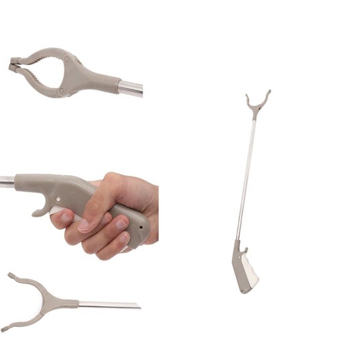 Durable Garbage Clip Stainless Steel Trash Clamp Pickup Pliers Outdoor ...