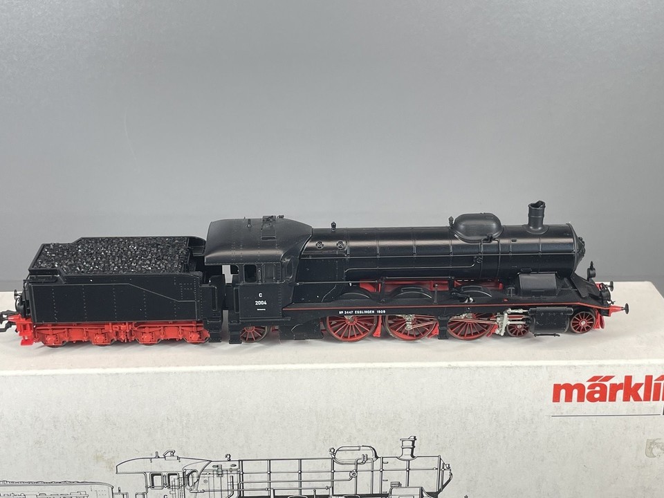 H0 MÄRKLIN Lokomotive Klasse C 2004 Württemberg (BR 18.1) 3514 AC OVP ...