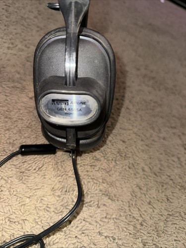 Vintage Montgomery Ward Headphones Gen 6505A Airline Rare VTG - Clean ...