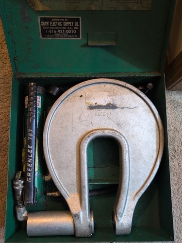 GREENLEE 1731 C-FRAME GREENLEE 767 Manual Hydraulic Hand Pump For ...
