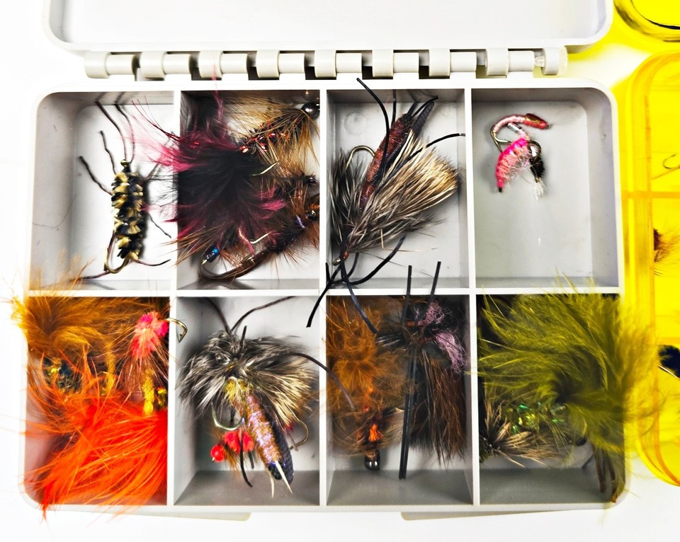 6 Vintage Fly Boxes Filled With Flyrod Lures Perrine Trout Unlimited ...