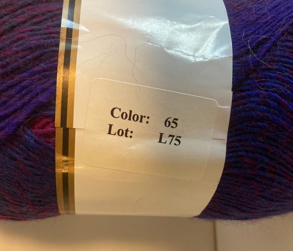 elann yarn Sock It To Me 1 Skein Variegated Purple Wool/nylon | eBay