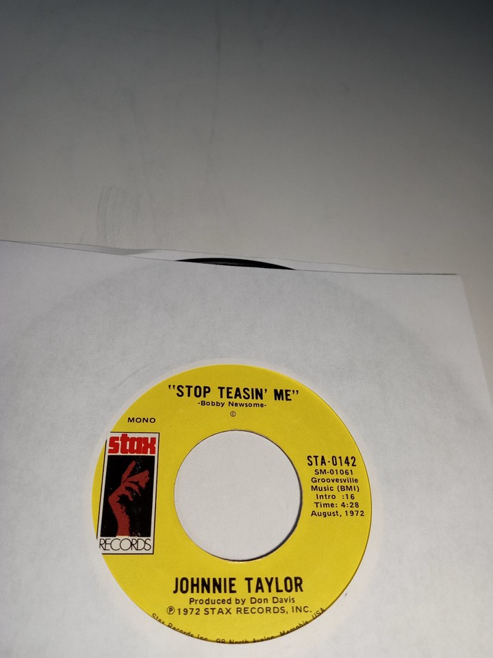 Johnnie Taylor - "Stop Doggin' Me" - 45 Record 1972 Original | eBay