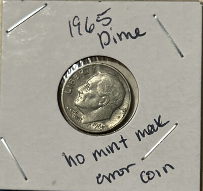 1965 RARE NO MINT MARK ROOSEVELT DIME WITH ERROR IN GOD WE TRUST | eBay