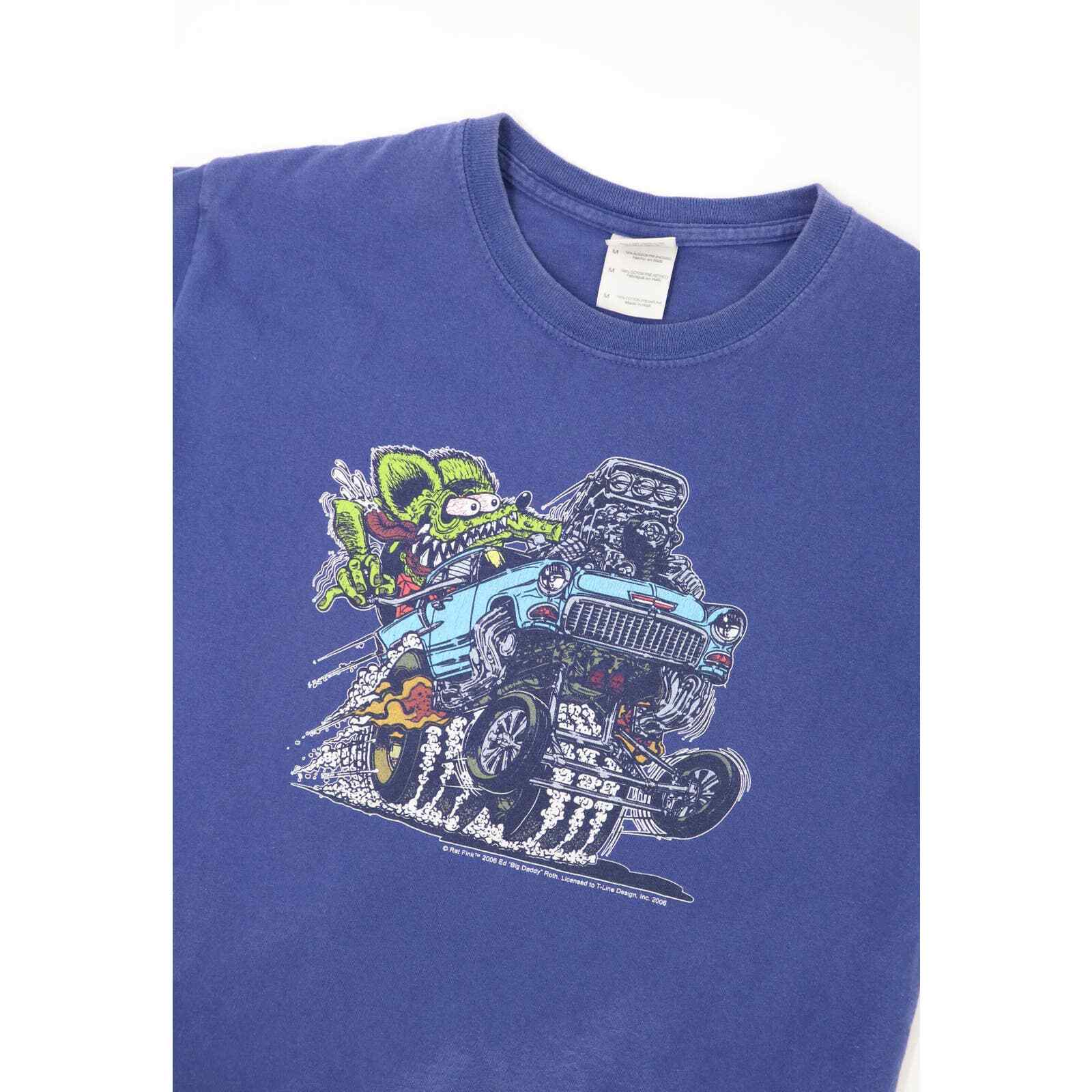 ED BIG DADDY ROTH 2006 TEE SHIRT BLUE M - Gem