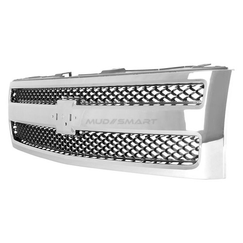 New Front Grille GM1200572 Fits 2007-2013 Chevrolet Silverado 1500 ...