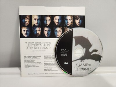 GAME OF THRONES GOT SEASON 3 DVD 2 EPISODES HBO 2013 EMMY FYC PROMO | eBay
