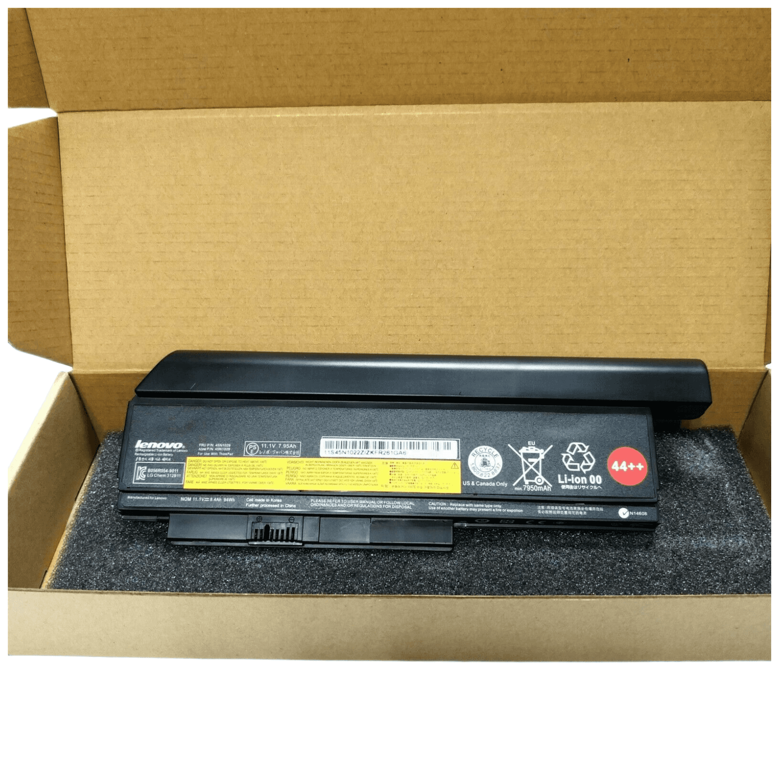 Genuine OEM 44++ 9Cell X230 X220 94Wh Battery For Lenovo ThinkPad X230i ...