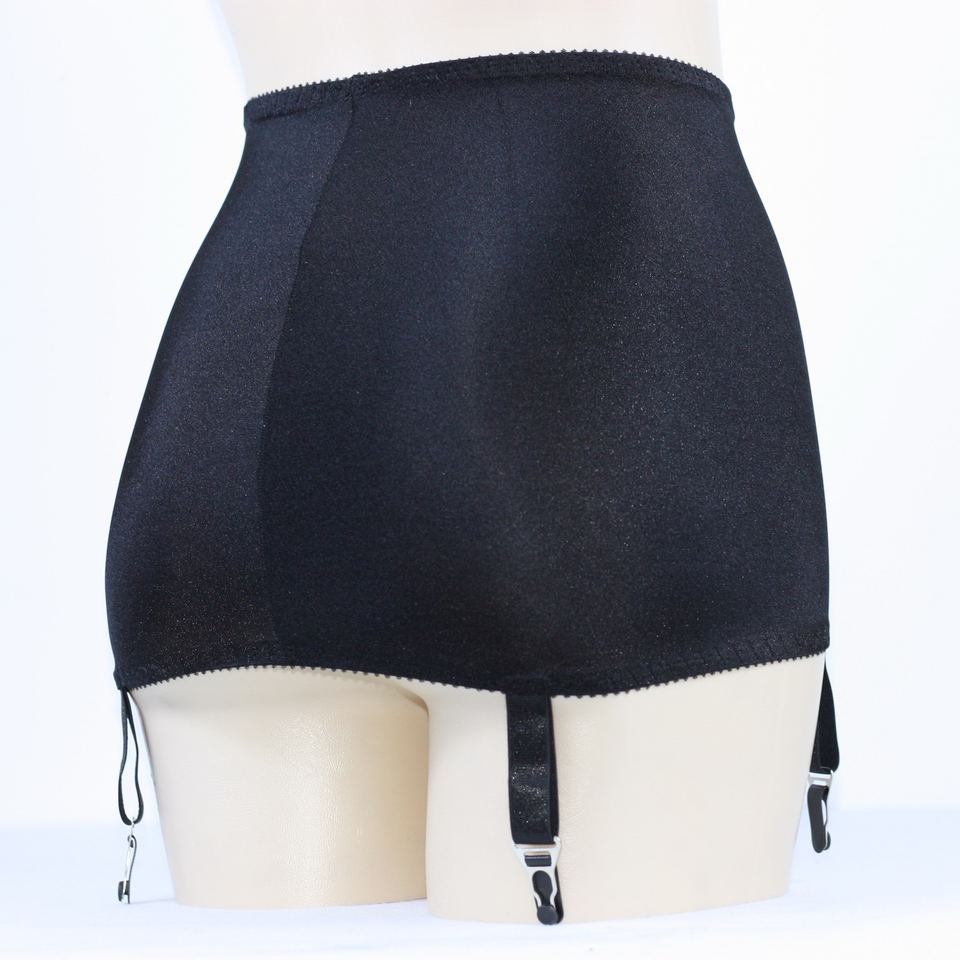 Luxallacki High Waist Open Bottom Girdle Skirt with Garter Straps for ...