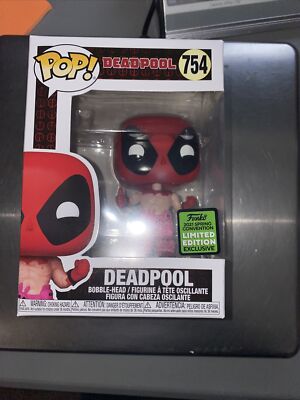 Deadpool Funko Pop (754) - 2021 Spring Convention Exclusive In Hand | eBay