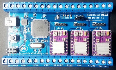 GRBLDuino Mega Integrated - 3 Axis All In One GRBL v1.1 Arduino CNC ...