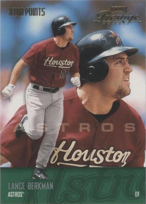 2003 Playoff Prestige - Lance Berkman #126 Xtra Points Green /150 for ...