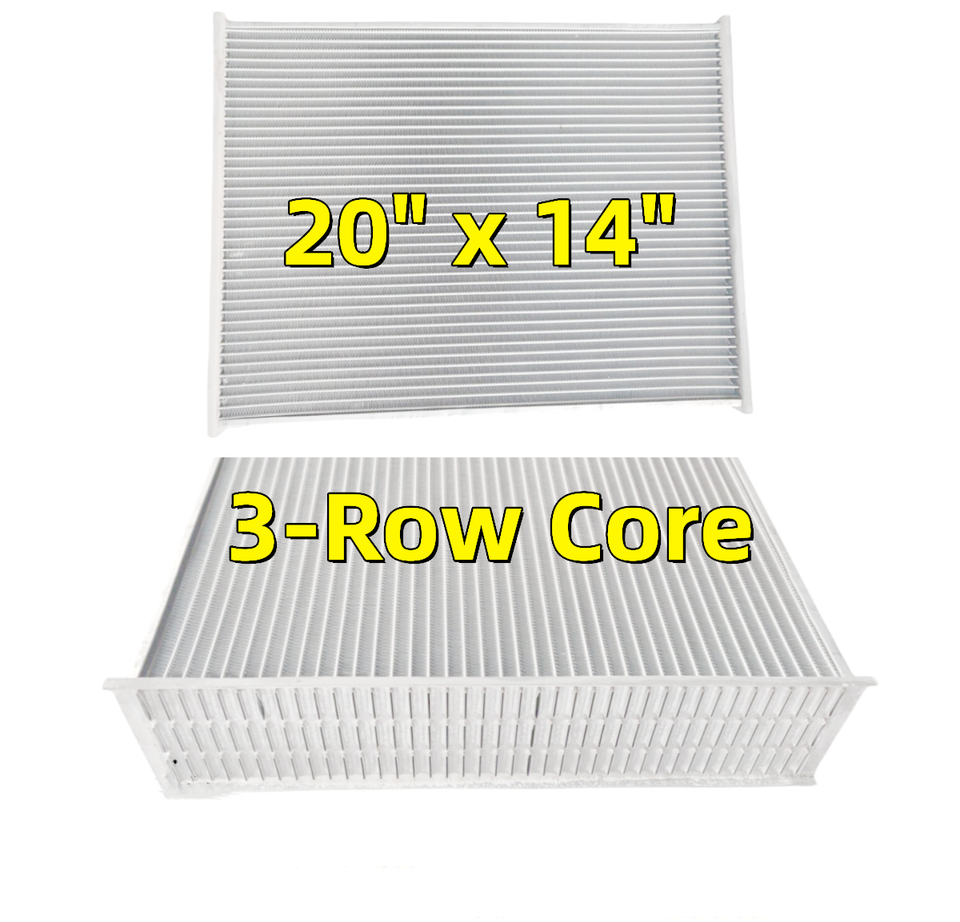 Aluminum Radiator Core size 20" x 14" x 3" you can custmize sizes 508* ...