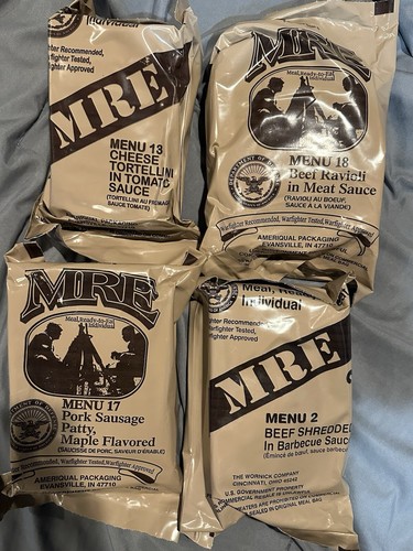 MREs (4 Pack) Set 12 | eBay