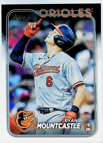 2024 Topps Series 1 #34 RYAN MOUNTCASTLE BALTIMORE ORIOLES FREE SHIP | eBay