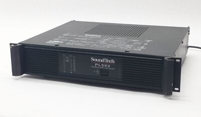 SOUNDTECH PL502 PL-502 2-CHANNEL PRO STEREO POWER AMPLIFIER AMP 250WPC ...