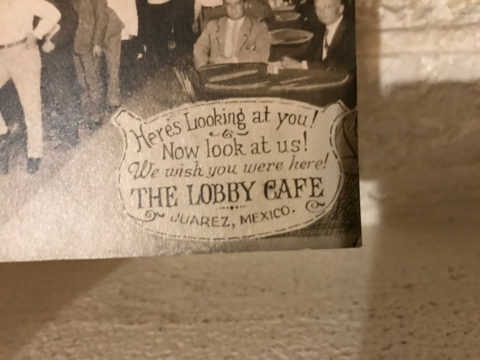 "JUAREZ, MEXICO" "The Lobby Cafe" - EARLY POSTCARD Real Photo | eBay