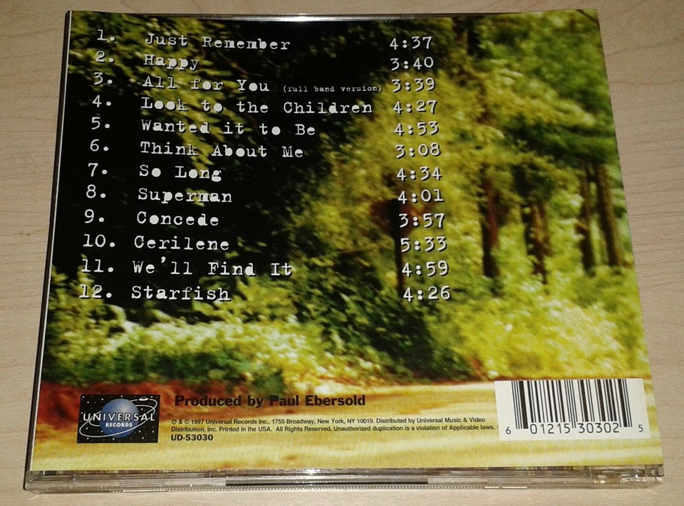 Somewhere More Familiar by Sister Hazel (CD, Feb-1997, Universal ...