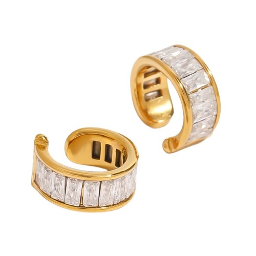 Versatile Rhinestones Ear Cuff Sparkling Ear Clips Charm Suitable For ...