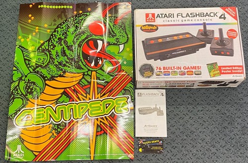 Atari Flashback 4 - Classic Game Console With 76 Built In Games On ...