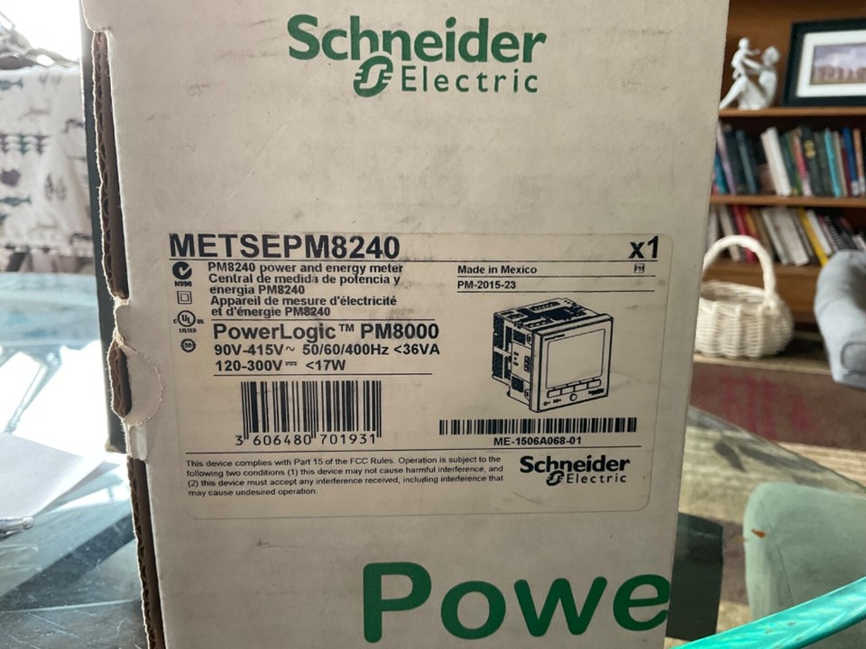 Schneider Electric PowerLogic PM8240 Power and Energy Meter METSEPM8240 ...