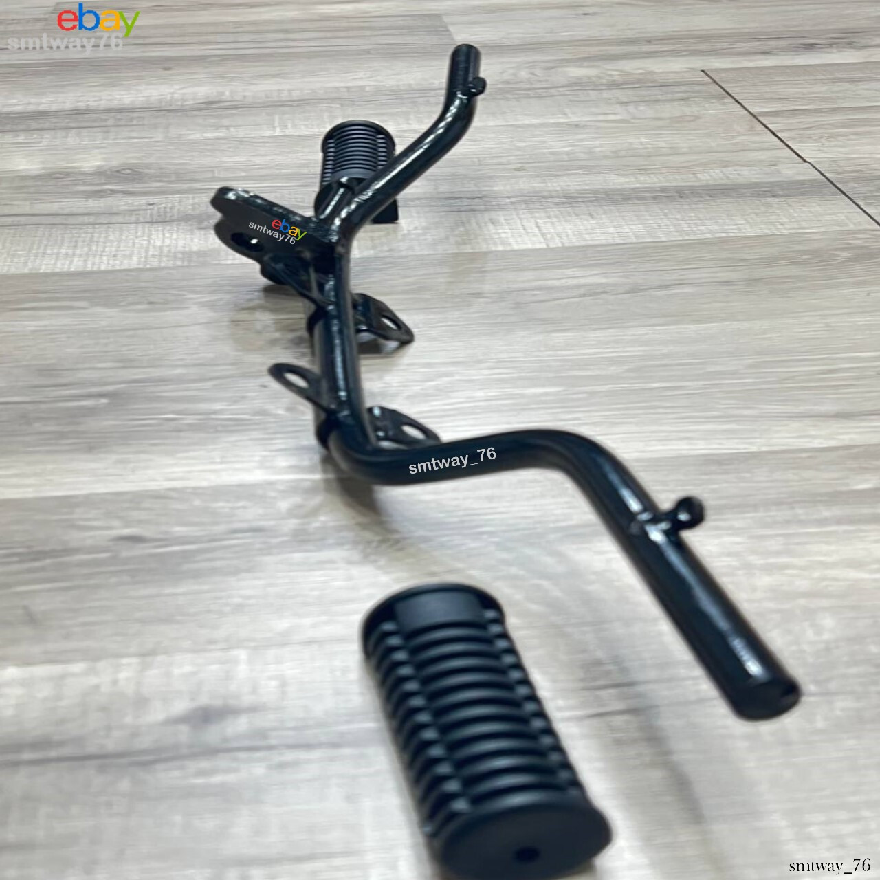 Foot Rest Bar Step+Peg Set Fit HONDA C100 C102 CA100 C50 C65 C70 C90 ...
