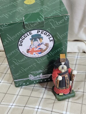 Ron Harrop Desings Doggie People 2007 Black & White Shih Tzu DP227B ...