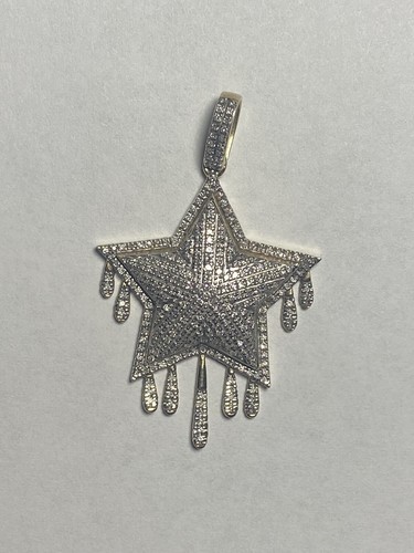 Diamond Dripping Star Pendant | eBay UK