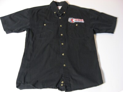 Chase Authentics Men's Matco Tools Racing Short Sleeve Button Up Shirt ...
