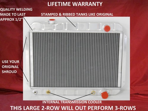 1964 1965 Chevelle Malibu El Camino Aluminum Radiator Lifetime Warranty ...