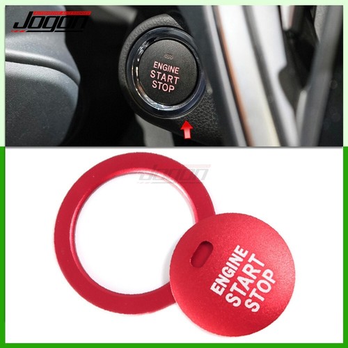 Red Aluminum Start Stop Engine Button Cover Ring For Subaru WRX STI VB ...