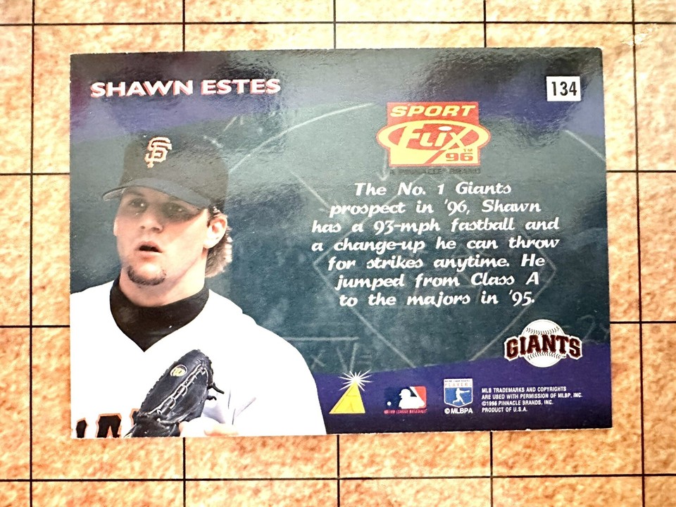 1996 Pinnacle Shawn Estes 134 Sport Flix | eBay UK