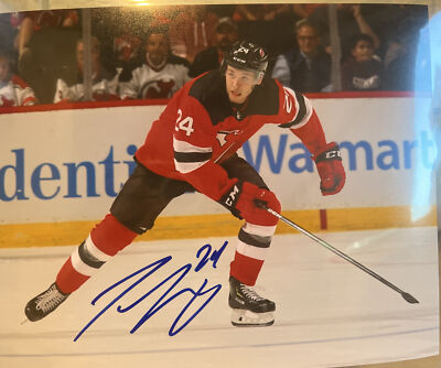 Ty Smith Autographed 8x10 Signed Photo New Jersey Devils Pittsburgh ...