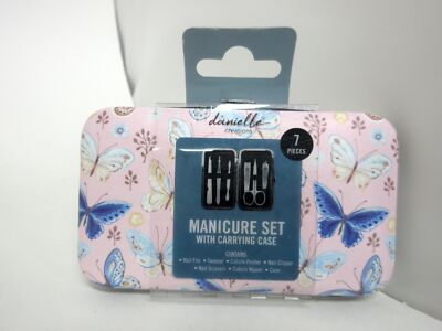 Danielle Creations - 7pc Manicure Set with Butterfly Carrying Case | eBay