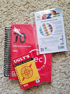 2023 NEC Code Book NFPA 70 NEC + 2023 Ugly'S Electrical Ref Spiral + EZ ...